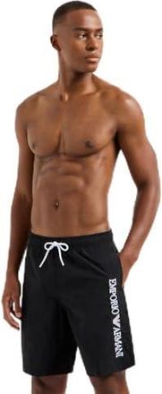 Emporio Armani Bermuda Short de Bain, Noir, M Homme