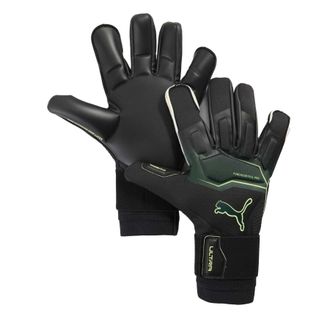 Puma Ultra Ultimate Hybrid Torh&uuml;ter-Handschuhe f&uuml;r Herren/Damen Unisex (Schwarz/Gr&uuml;n)