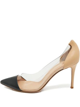 Gianvito Rossi Pumps mit Eins&auml;tzen - Nude