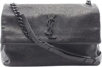 Saint Laurent Sac bandouli&egrave;re en cuir West Hollywood Monogram Pre-owned - Femme - Pre-owned - Noir - Taille: ONE Size