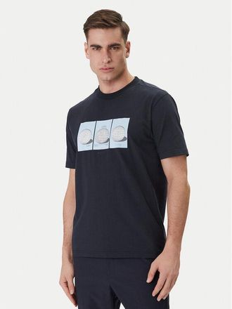 HUGO BOSS T-Shirt Terrace Photo 50559353 Dunkelblau Relaxed Fit