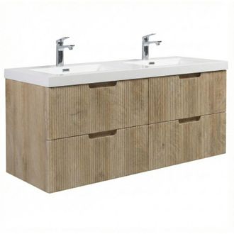 Badplaats Badplaats Badm&ouml;bel Set mit Waschbecken und Unterschrank Thermis