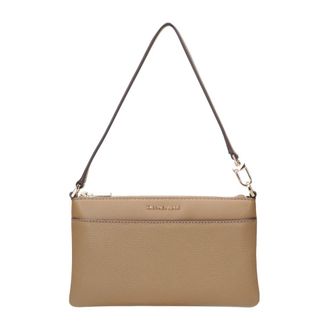 Michael Kors Jet Set Medium Pebbled Leather Convertible Wristlet - - Bags - Damen - Beige - ONE SIZE