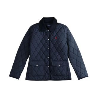 Ralph Lauren Poly Woven Coat - - Jackets - Damen - Blau - M