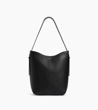 Le Tanneur Sac hobo moyen mod&egrave;le C&eacute;leste en cuir lisse