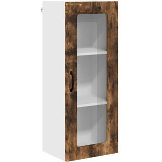vidaXL Küchenwandschrank mit Regal Geräucherte Eiche 40 x 31 x 100 cm vidaXL