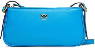 Pinko Handtasche Half Moon Baguette Mini AI 25-26 PLTT 105069 A0QO Blau