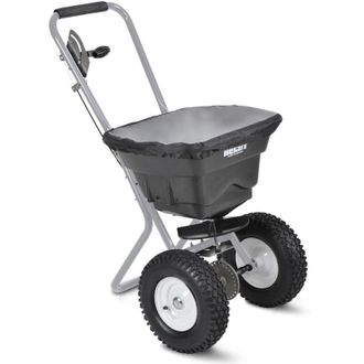 Hecht Hecht - Handstreuwagen Salzstreuer D&uuml;ngerstreuer 29L 36kg Saatgut Sand Schleuder Streuer