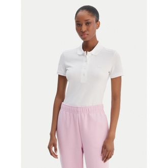 Lacoste Poloshirt PF5462 Wei&szlig; Slim Fit