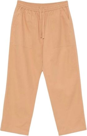 Maison Kitsun&eacute; Homme, Pantalons, Beige, Taille: M Wide Pantalons