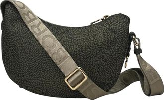 Borbonese Femme, Sacs, Vert, Taille: ONE Size Mini Luna Sac à bandoulière