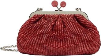 Max Mara Femme, Sacs, Rouge, Taille: ONE Size Clutches