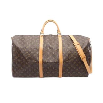 Louis Vuitton unisex, Pre-owned, Brun, Taille: ONE Size Keepall Bandouliere Pre-owned Sac Boston en cuir