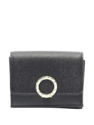 Bulgari 2020s Portemonnaie mit Klappe - Schwarz