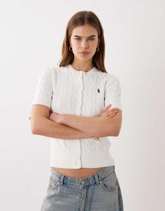 Polo Ralph Lauren Gilet molletonn&eacute; - Blanc