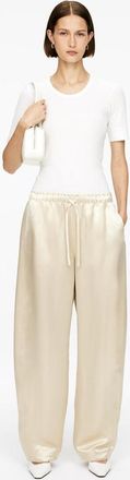 Arket Satinhose Mit Kordelzug -Beige