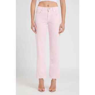 7 For All Mankind Femme, Jeans, Rose, Taille: W30 Calie Straight Ankle Jeans