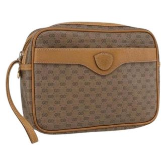 Gucci Sac bandouli&egrave;re en plastique Pre-owned - Femme - Pre-owned - Brun - Taille: ONE Size