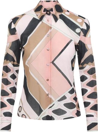 Pucci Femme, Blouses et Chemises, Multicolore, Taille: 36 FR Vivara Print Shirt