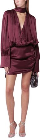 Rotate Rotate Birger Christensen, Femme, Robes, Violet, Taille: 38 FR Collection de Robes en Soie