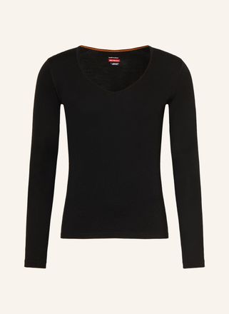 Icebreaker Funktionsw&auml;sche-Shirt Merino 260 Tech Aus Merinowolle schwarz