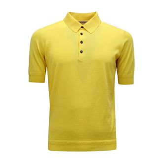 Goes Botanical Art 105 Polo Shirt - - Tops - Herren - Gelb - XL