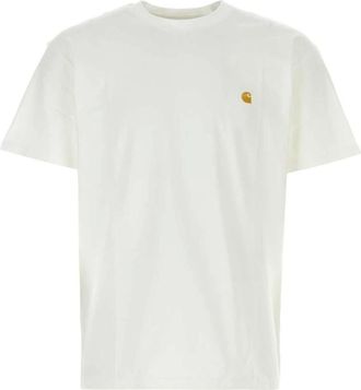 Carhartt Work in Progress Homme, Tops, Blanc, Taille: XL T-shirt Chase