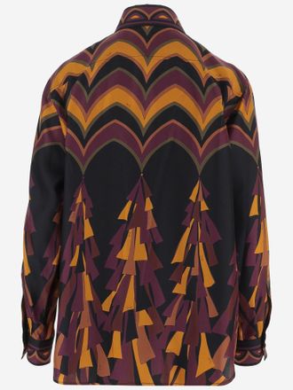 Emilio Pucci Baiadera Print Silk Twill Shirt - Multicolor
