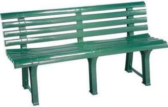 Progarden Homemaison - Banc dext&eacute;rieur, Made in Italy, 145x49x74 cm, Couleur verte
