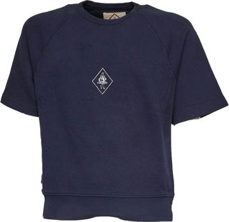 C.P. Company C.p. Company, Homme, Tops, Bleu, Taille: M T-shirt Ras du Cou Raglan
