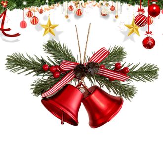 Generic Weihnachtsdekoration Glocke - klassische Schleife, Glockendekoration, festliche Feiertagsbaumdekoration, perfekte Hotels und Wohnzimmer, verschönern S