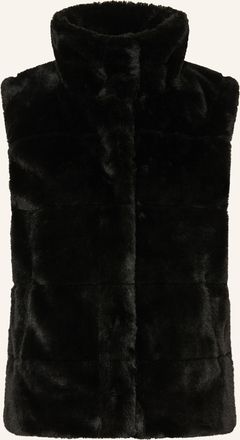 Monari Monari Kunstfell-Weste schwarz