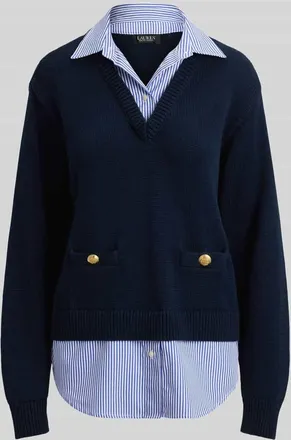 Lauren Ralph Lauren Pullover mit Zierkn&ouml;pfen