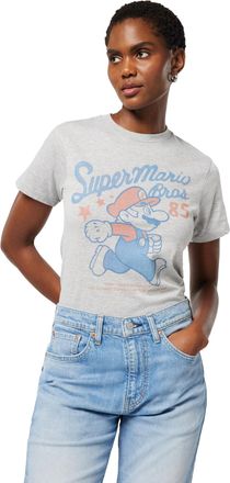 Nintendo Herren Super Mario Running Profile 1985 T-Shirt, Athletic meliert, XX-Large