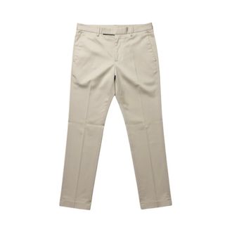 PT01 Pt01, Homme, Pantalons, Beige, Taille: M Pantalone Dieci Luxury Stretch