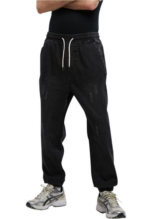 Urban Classics Herren Jeanshose Jogg Denim, l&auml;ssige Herren Jeans Jogginghose, Tapered Design, Slim Fit