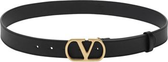 Valentino Garavani VLogo Signature G&uuml;rtel - - Accessories - Damen - Schwarzk - 80 CM