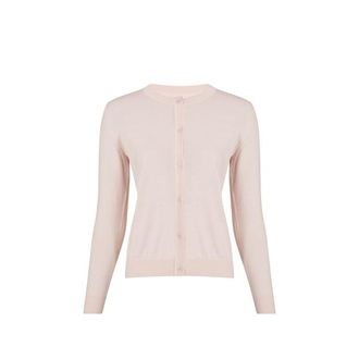 Au Printemps Paris Cardigan droit Acad en laine m&eacute;rinos