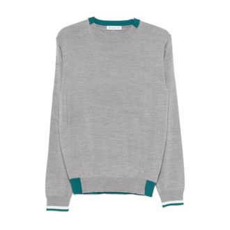 Manuel Ritz Rundhals-Strickwaren - - Knitwear - Herren - Grau - M