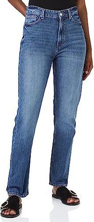 s.Oliver Q/S by s.Oliver Pantalon en Jean 7/8, Bleu, 40 Femme