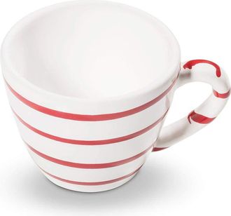 Gmundner Keramik Espressotasse Gourmet Füllmenge : 0.06 Liter Rotgeflammt Geschirr, handgemacht in Österreich