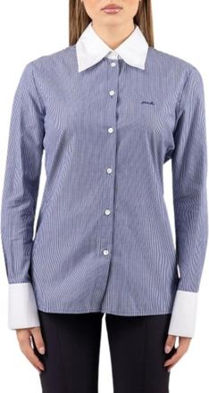 Pinko Pinko, Femme, Blouses et Chemises, Bleu, Taille: 38 FR Camicia