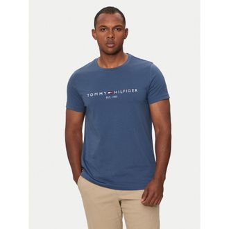 Tommy Hilfiger T-Shirt Logo MW0MW11797 Blau Regular Fit
