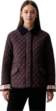 Silvian Heach Vutsov Quilted Jacket - Femme - Vestes - Brun - Taille: 36 FR