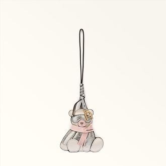 Furla Allegra Wei&szlig; Nappaleder + Dattero Lux Metallic-kalbsleder Damen