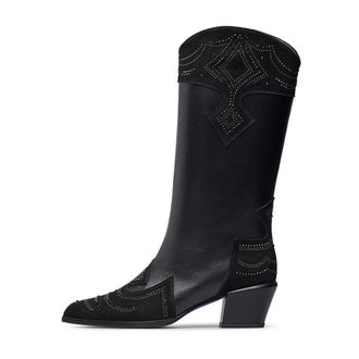 Loriblu Stiefel im Texanischen Stil - - Shoes - Damen - Schwarzk - 39 EU