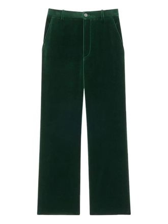 Saint Laurent Pantalon Velours Coton Vintage
