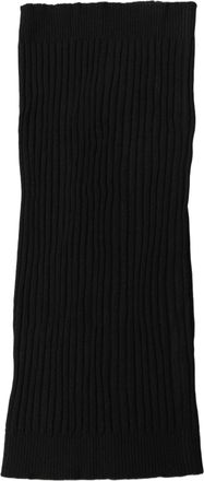 Dolce & Gabbana Ribbed Cashmere Scarf - Black