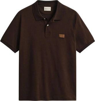 GANT Homme, Tops, Brun, Taille: S Polo Interlock
