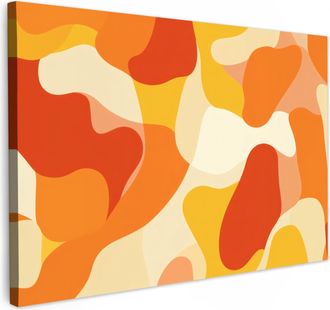 MuchoWow © Bilder Groß 120x80 cm XXL Wohnzimmer Deko Modern Wandbild Kunstdruck auf Leinwand Bild Schlafzimmer über Bett Room Decor Geschenke Abstract - Vormen